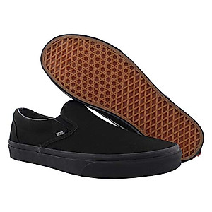 Vans Men's Classic Slip-ON Skate Shoes 9 (Black/Black)
