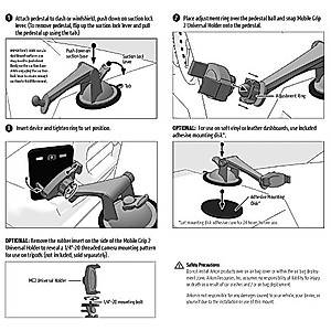 Arkon Car Mount Phone Holder for iPhone X iPhone 8 7 6S Plus 8 7 6S Galaxy S8 S7 Note 8 7 Retail Black