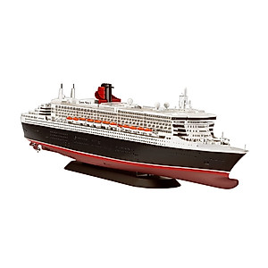 Revell RV05231 1:700-Queen Mary 2, Unpainted