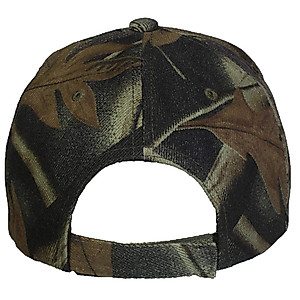 Tropic Hats Adult Embroidered Make America Great Again Trump Adjustable Ballcap - Hardwoods Camo