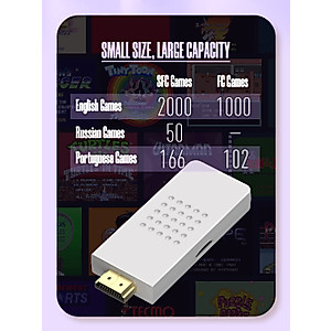 Retro Game Console, 16 Bit Retro Games Console, Emulator Console Built in 900+ Games, Plug and Play Games Console for SFC, Ideal Gifts for Kids Adults