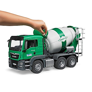 Bruder 03710 Man Tgs Cement Mixer Truck Vehicle for ages 36 months to 180 months