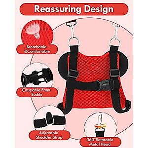 Lehoo Castle Toddler Leash for Walking, Baby Leashes for Toddlers Boys 4-in-1, Kid Harness with Leash, Child Safety Leash Anti Lost Wrist Link (Mickey)