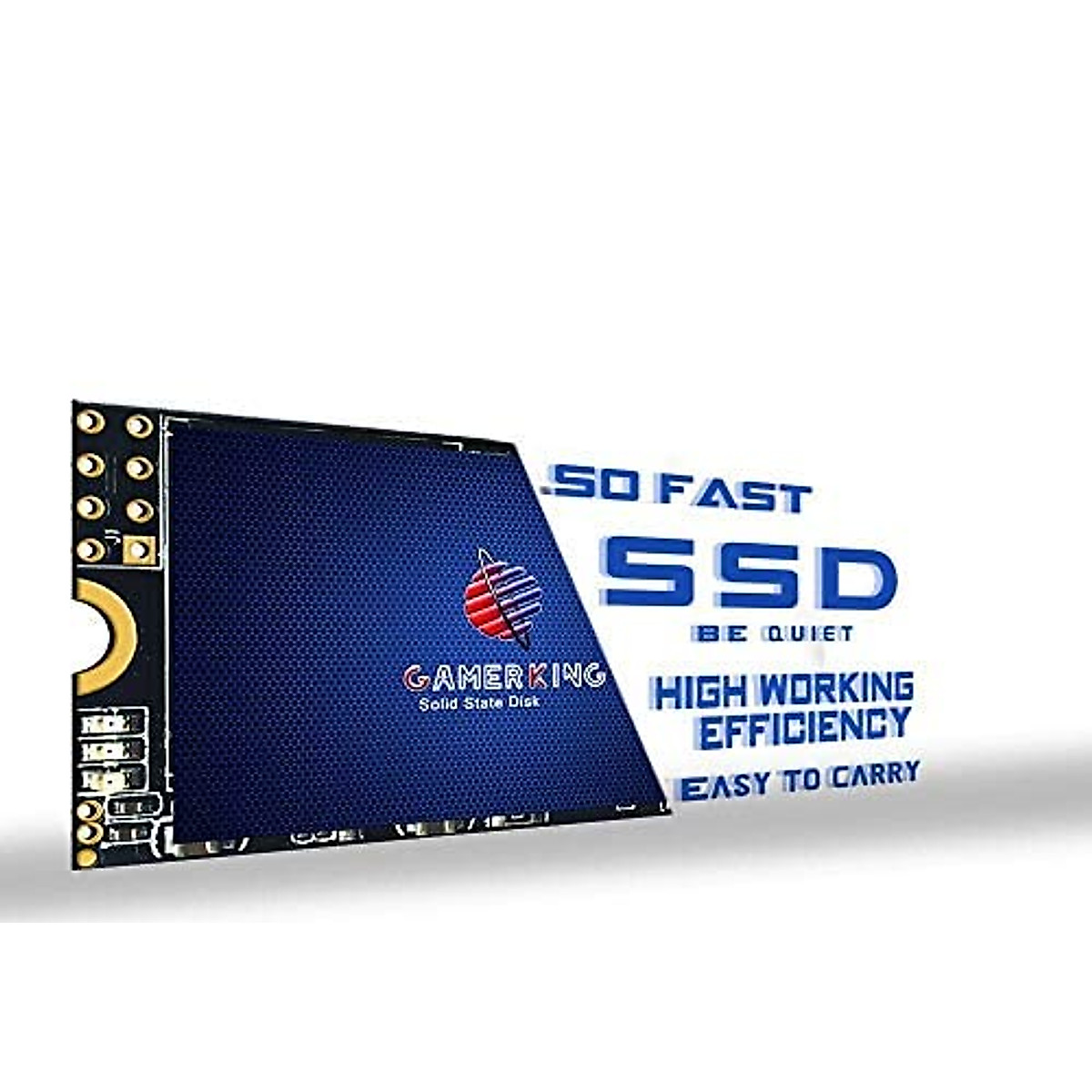 GAMERKING M.2 2242 SSD 256GB 3D NAND TLC SATA III 6 Gb/s, Internal Solid State Drive - Compatible with Desktop PC Laptop (2242 256GB)