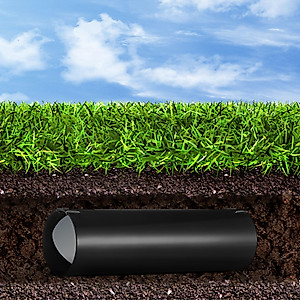 Qualirey 6 Pcs Mole Traps for Lawns Pocket Gopher Trap Catch and Release Live Mole Trap Tunnel Rodent and Gopher Trap Humane Mole Traps for Lawns, Easy to Use, Reusable for Eliminating Pests (Black)