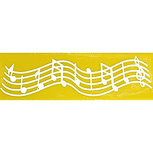 Global Sugar Art Musical Notes Silicone Lace Mat by Chef Alan Tetreault