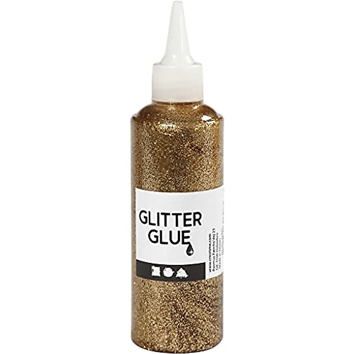 Creativ Glitter Glue, Gold, One Size