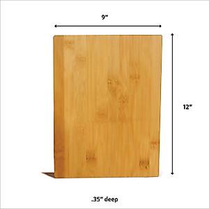 Set Of 18 Bulk Cutting Boards 12" x 9" x 0.35" - Premium Bamboo Wood Boards For Wholesale, Engraving, Kitchen And Dinning Copping Board, Sturdy & Easy To Maintain