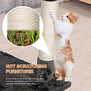 79in Cat Tree Tower for Indoor Cats Multi-Level Cat Furniture Condo Kitten Kitty Pet House with Scratching Posts, Plush Perch, Condo and Hammock