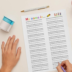 Personalized Name Tracing Worksheets: Handwriting Practice