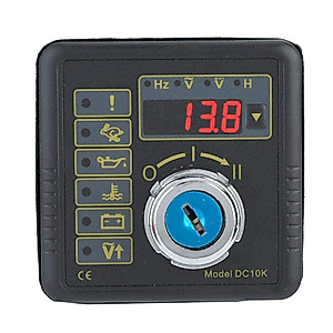 YWBL-WH Generator Controller Module DC10K Engine Manual Start Generator Controller Control Module Control Panel,