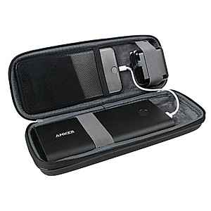 Hermitshell EVA Hard Protective Travel Case Carrying Bag Fits Anker PowerCore+ 26800 Premium Portable High Capacity External Battery with Quick Charge PowerPort Wall Charger
