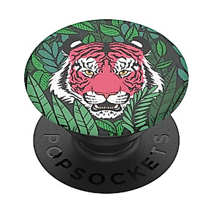 ​​​​PopSockets Phone Grip with Expanding Kickstand, Animal PopGrip - Wild Tiger