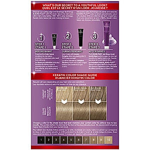 Schwarzkopf Keratin Color Permanent Hair Color Cream 7.1 Dark Ash Blonde, 1 Kit