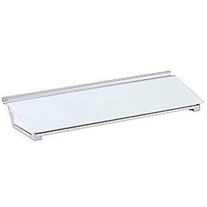 Quartet Glass Desktop Computer Pad, 18" x 6", Whiteboard, Dry Erase Surface, Clean Erase, Includes 1 Dry Erase Marker, White Surface (GDP186)