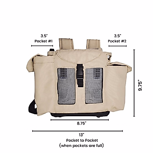 O2TOTES Backpack For Inogen One G3/Beige/Room For Inogen Accessories/Does NOT Contain an Inogen Unit/Backpack Only