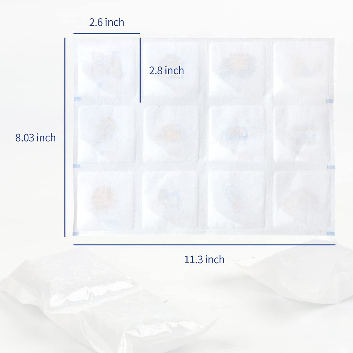 Reusable Shipping Dry Ice Packs Sheets for Coolers, Cold Pack for Shipping Frozen Food, Freezer Ice Pack Long Lasting Cool Packs Keep Food Fresh Beverage Cold, 8.03"x11.3"/8 Sheets