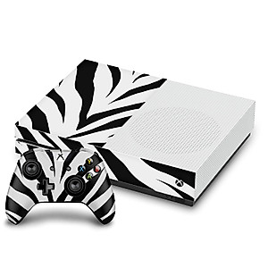 Head Case Designs Officially Licensed Grace Illustration with Zebra Art Mix Vinyl Sticker Gaming Skin Decal Cover Compatible With Xbox One S Console and Controller Bundle