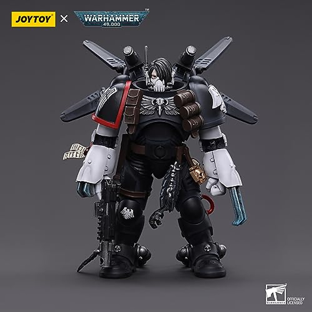 HiPlay JoyToy Warhammer 40K Raven Guard Chapter Master Kayvaan Shrike 1:18 Scale Collectible Action Figure
