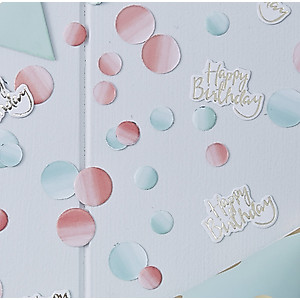 Ginger Ray, Gold, Pick And Mix Happy Birthday Foiled & Ombre Table Party Confetti