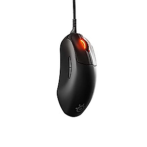 SteelSeries Prime+ FPS Gaming Mouse – 18,000 CPI TrueMove Pro+ Optical Sensor – 5 Programmable Buttons – Magnetic Optical Switches – Brilliant Prism RGB Lighting - Black (Renewed)
