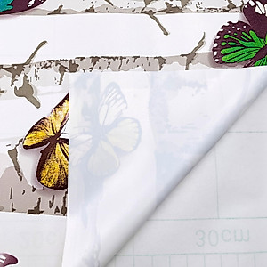 Yifely Colorful Butterfly Furniture Paper Decorative Vinyl Self Adhesive Shelf Drawer Liner 17x118 Inch