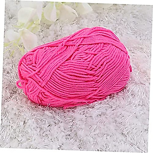 Thick Yarn for Knitting Soft Yarn for Crocheting Knitting Yarn Chunky Yarn Cotton Yarn Cotton Yarn for Crochet Knitting Accessories Roving Textured Yarn Sweater Cotton Ball