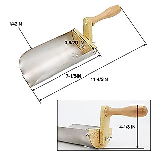 QZATTCAEN Gutter Cleaning Scoop/Home Gutter Tool Gutter Cleaning Spoon and Scoop/Roof Gutters Cleaning Tool