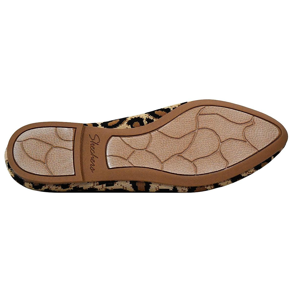 Skechers Women's Cleo Claw-Some Ballet Flat, Natural, 7 M US