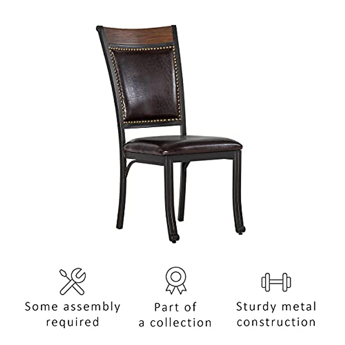 Powell Furniture Franklin Dining Group, Dark Brown