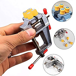Mini Bench Vise Small Table Clamp Universal Drill Press Vise For Diy Jewelry Watch Repairing Nuclear Carving Clip Hobby Craft Repair Tool