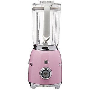 Smeg Countertop, Pastel Pink 50s Style Blender, 48 Ounces
