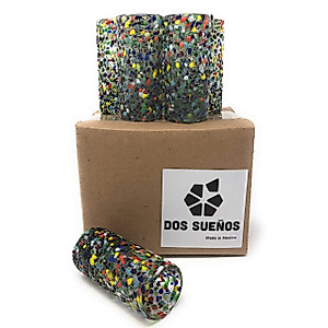 Dos Sueños Hand Blown Mexican Tequila Glasses – Set of 6 Confetti Design Tequila Shot Glasses (2 oz each)