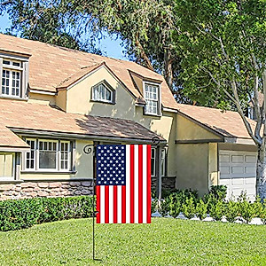 Garden Flag Stand, Yard Flag Holder,Garden Flag Hanger,Banner Pole with one Tiger Clip,Fall Decor for Outdoor Garden Lawn