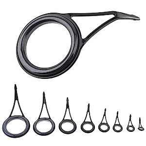 OriGlam Fishing Rod Guides Sets, Rod Repair Kit Rod Guide Tip Repair Kit, Rod Part Fishing, Spinning Rod Guides Tip Ceramic Guide, Fishing Rod Repair Kit