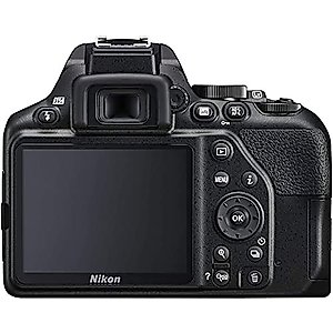 Nikon Intl D3500 DSLR Camera Bundle with 18-55mm VR Lens - Built-in Wi-Fi-24.2 MP CMOS Sensor -EXPEED 4 Image Processor and Full HD Videos - 32GB Memory(17pcs) (Renewed)