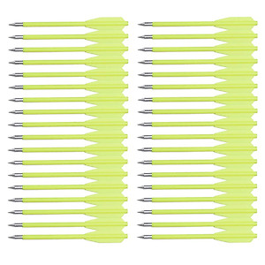 60PCS 6.3 Inch 50-80LB Mini Archery Crossbow Bolts Set with Sharp Metal Tip, Reusable Durable Arrow Dart for Shooting Target Practice, Small Hunting Game, Outdoor Fishing