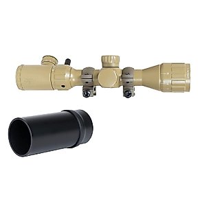 Monstrum 3-9x32 AO Rifle Scope | Flat Dark Earth | Monstrum SS-F Scope Sunshade | Bundle