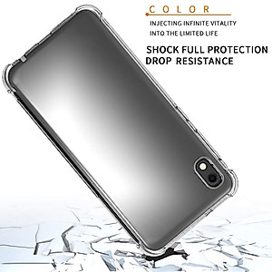 PUSHIMEI Samsung A10e Case,Galaxy A10e Case, Soft TPU Crystal Transparent Slim Anti Slip Full-Body Protective Phone Case Cover for Samsung Galaxy A10e (Clear Anti-Shock TPU)