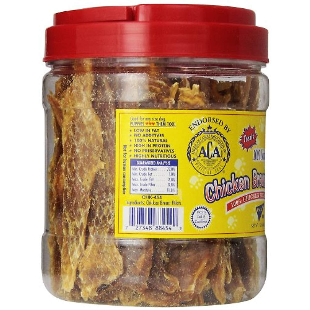 Pet Center Dpc88454 Chicken Breast Tenders Dog Treat, 1-Pound