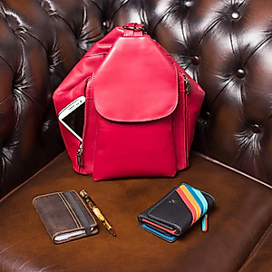 Visconti CHL70 Women's Secure RFID Blocking Leather Trifold Clutch Wallet Purse