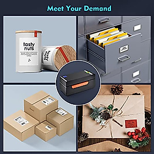 FIRINER Bluetooth Thermal Shipping Label Printer, Wireless 4x6 Label Printer for Shipping Packages, High Speed Shipping Label Printer, Compatible with Windows, Mac, Amazon, Ebay, UPS, FedEx, Shopify