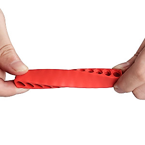 Toolcool 10 Pcs 12 Holes Hex Bit Holder Organizer Screwdriver Bit Holder 1/4 Inch Bit Storage Flexible Plastic