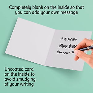 Stuff4 Bar Mitzvah Card for Boys Him - Happy Bar Mitzvah - Mazel Tov, Good Luck Congratulations Gifts, Bar Mitzvah Gifts for Boys, 5.7 x 5.7 Inch Jewish Gifts Greeting Cards Bat Mitzvah Cards