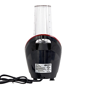 Yonanas Personal Blender with 13.5-Ounce Portable Cup and Drinking Lid for Shakes and Smoothies, BPA Free, 300-Watts, Red