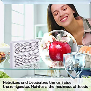 Eco Hi-Ball Refrigerator & Closet Cosmile - Air Purifying Bioceramic Balls - Purification and Odor Eliminator and Absorber for Closet, Fridge, Wardrobe, Shoe Rack, Bathroom, Bedroom, Office, Home, Car