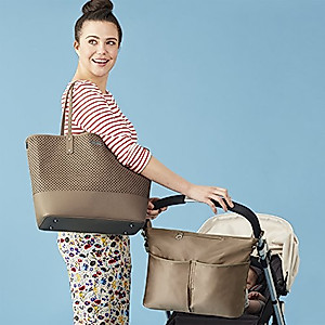 Skip Hop Duet 2-in-1 Diaper Tote, Taupe
