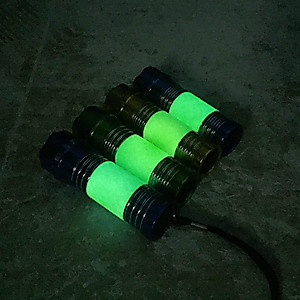 EverBrite 4-Pack Mini LED Aluminum Flashlight Party Favors Colors Assorted for Hurricane Supplies with Handle Glow in Dark