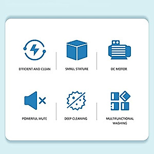 120W Portable Mini Washing Machine Mini Washer Travel Clothes Underwear Washer for Outdoor Business Trip 100‑240V(US Plug)