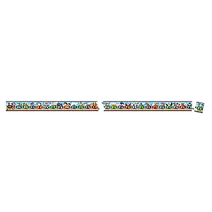 Melissa & Doug Alphabet Express Jumbo Jigsaw Floor Puzzle (27 pcs, 10 feet long) - FSC Certified